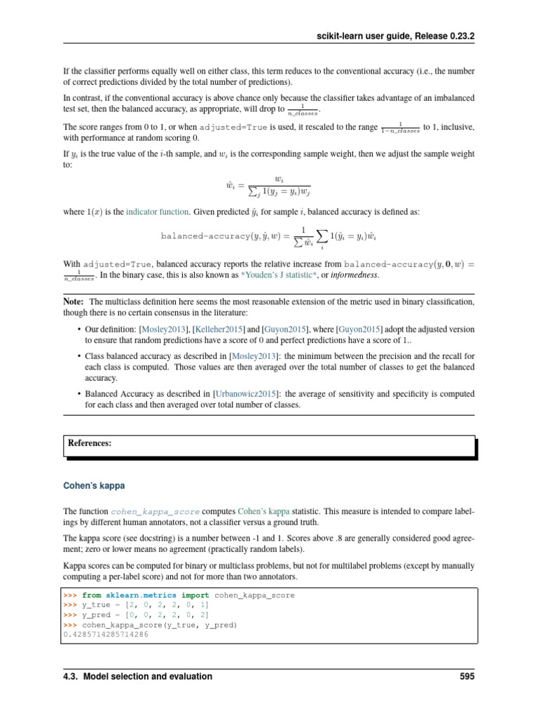 Scikit Learn Docs 5 | PDF