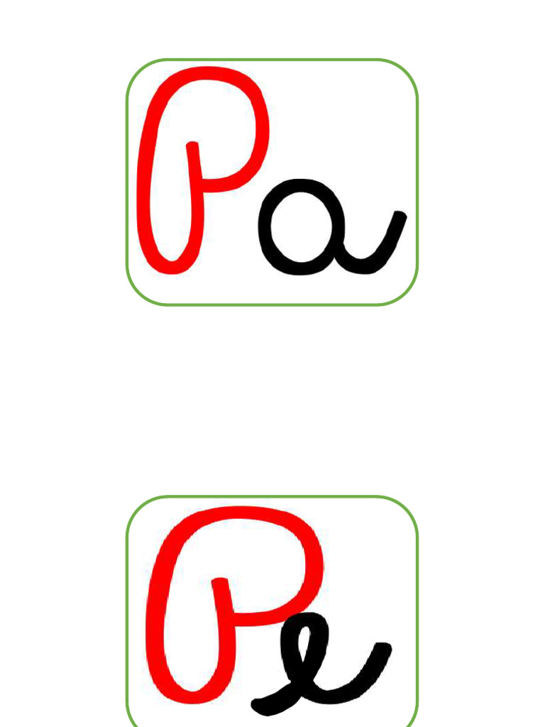 Fichas PA PE PI PO PU Ligada | PDF