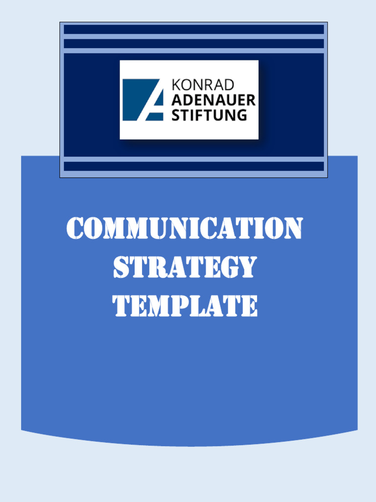 Communication Strategy Template | PDF
