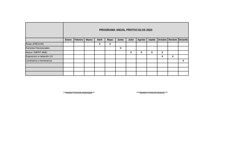 Programa Implementación de Protocolos Minsal - LV | PDF