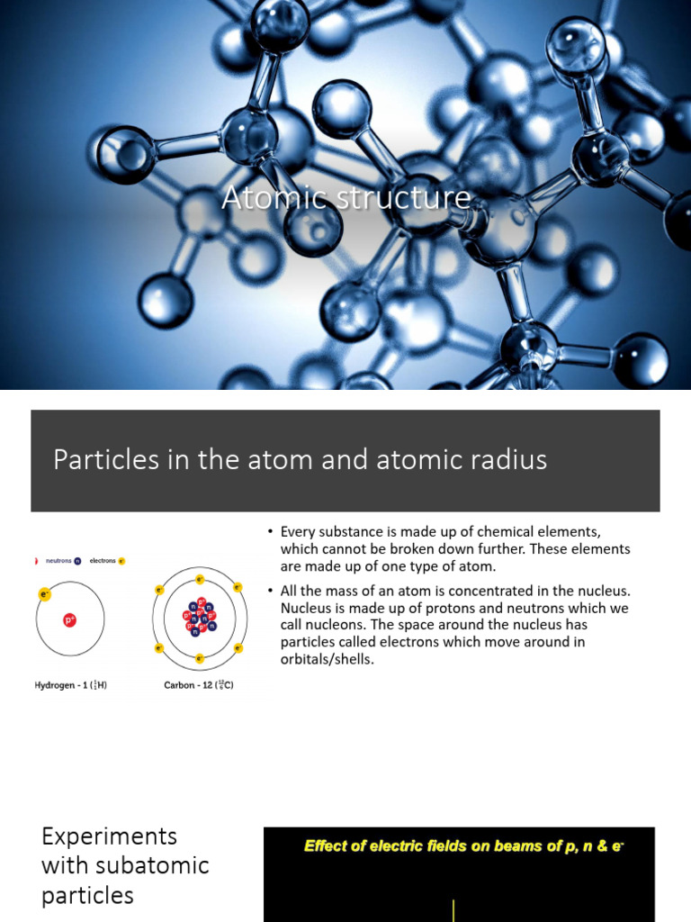 Atomic Structue Recovered | PDF