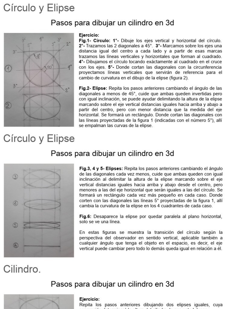 Dibujo de Cilindro | PDF