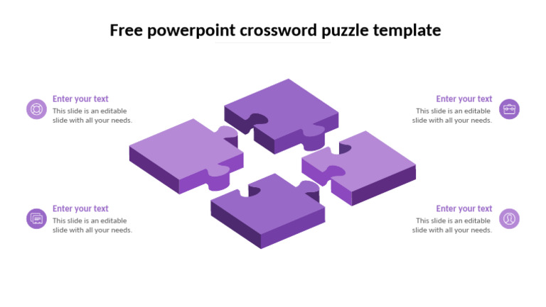 46365 Free Powerpoint Crossword Puzzle Template Purple Pdf