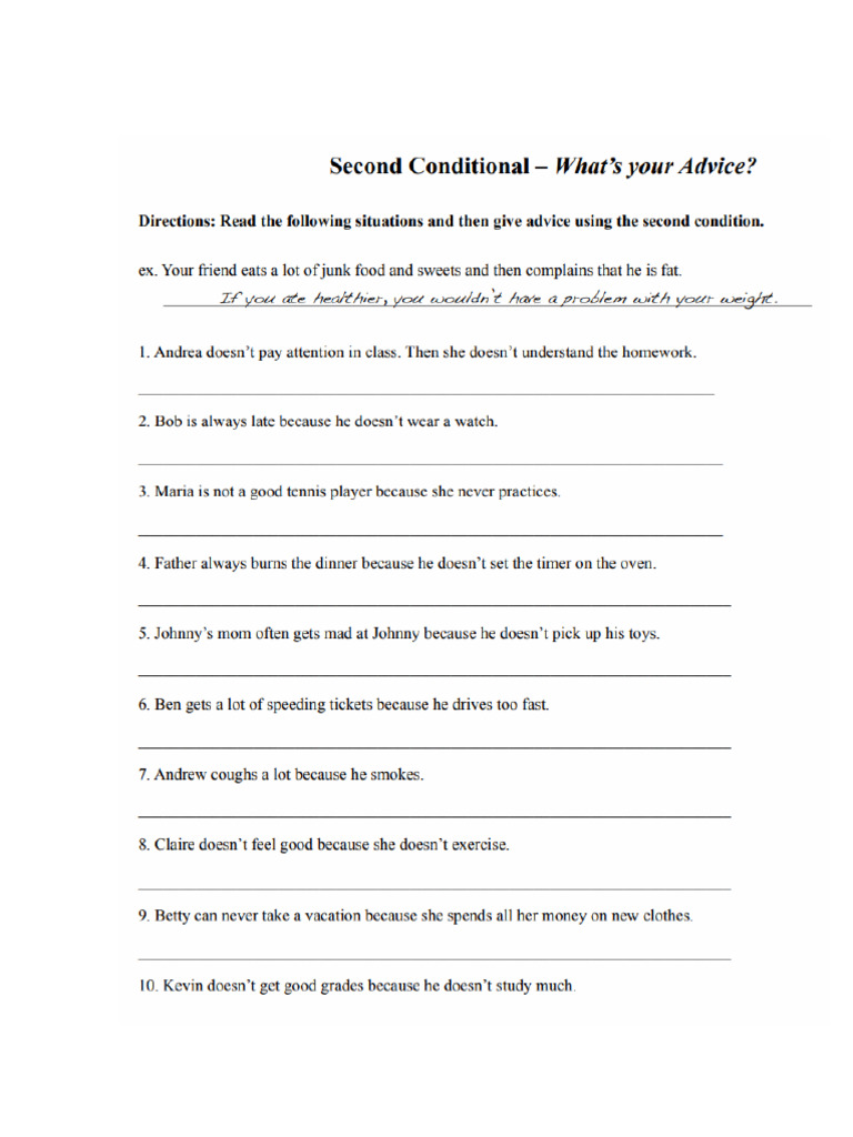 TASK 12 - Second Conditional | PDF