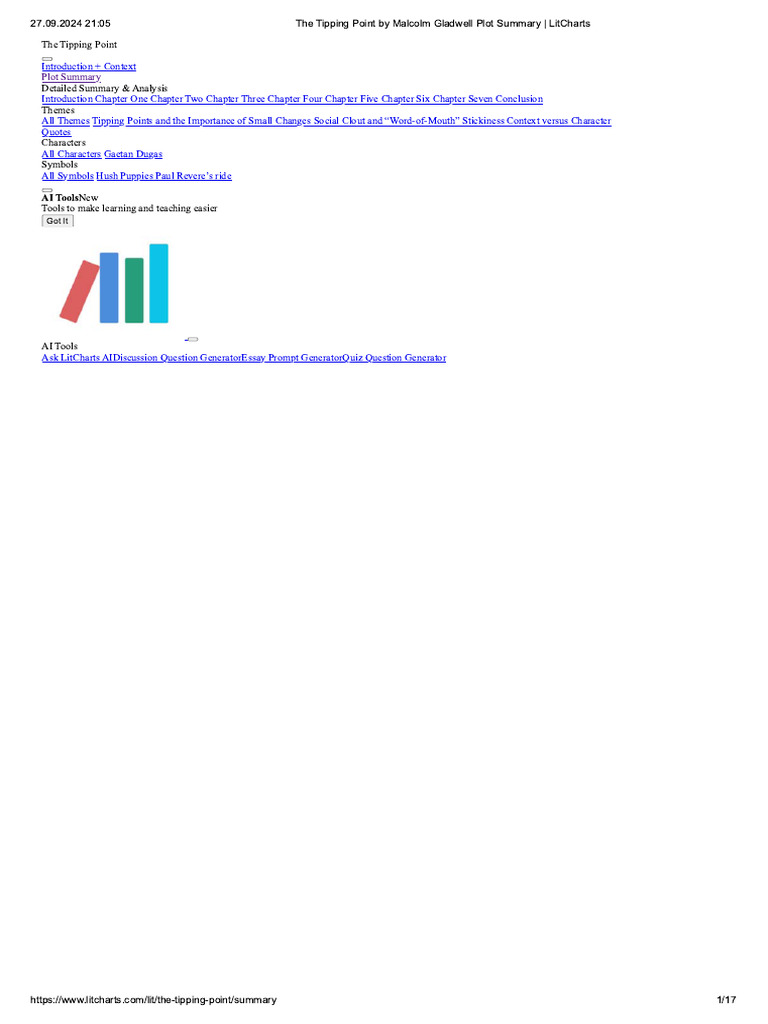 The Tipping Point Summary | PDF