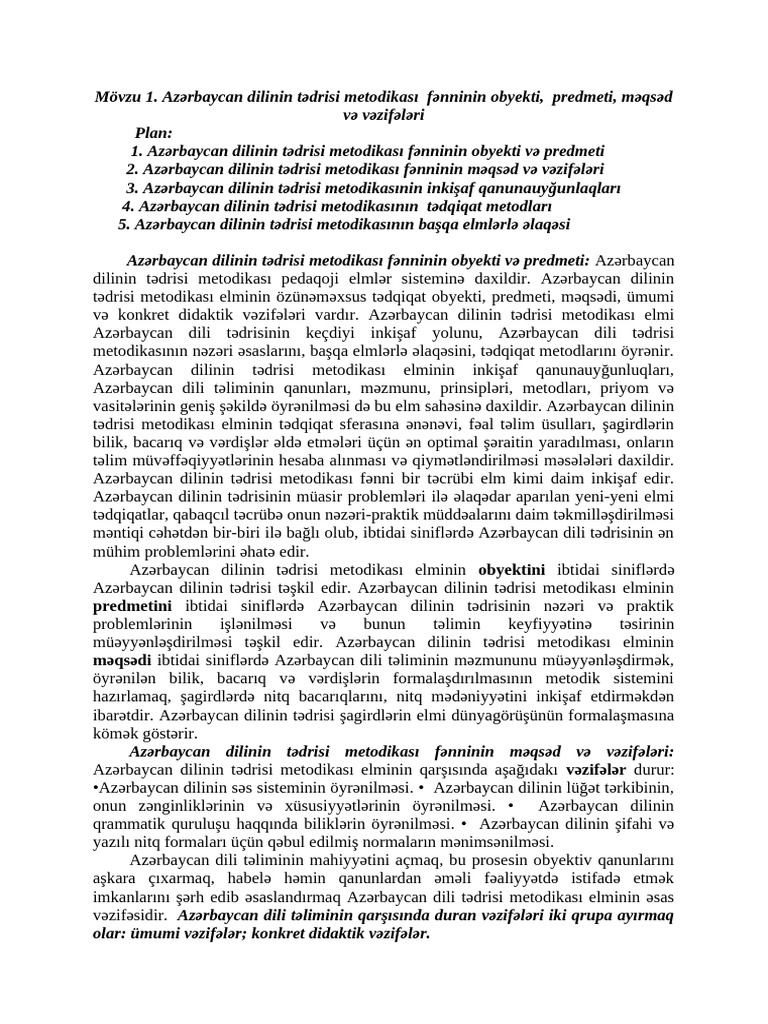 Mövzu 1.adtm - Əsas | PDF