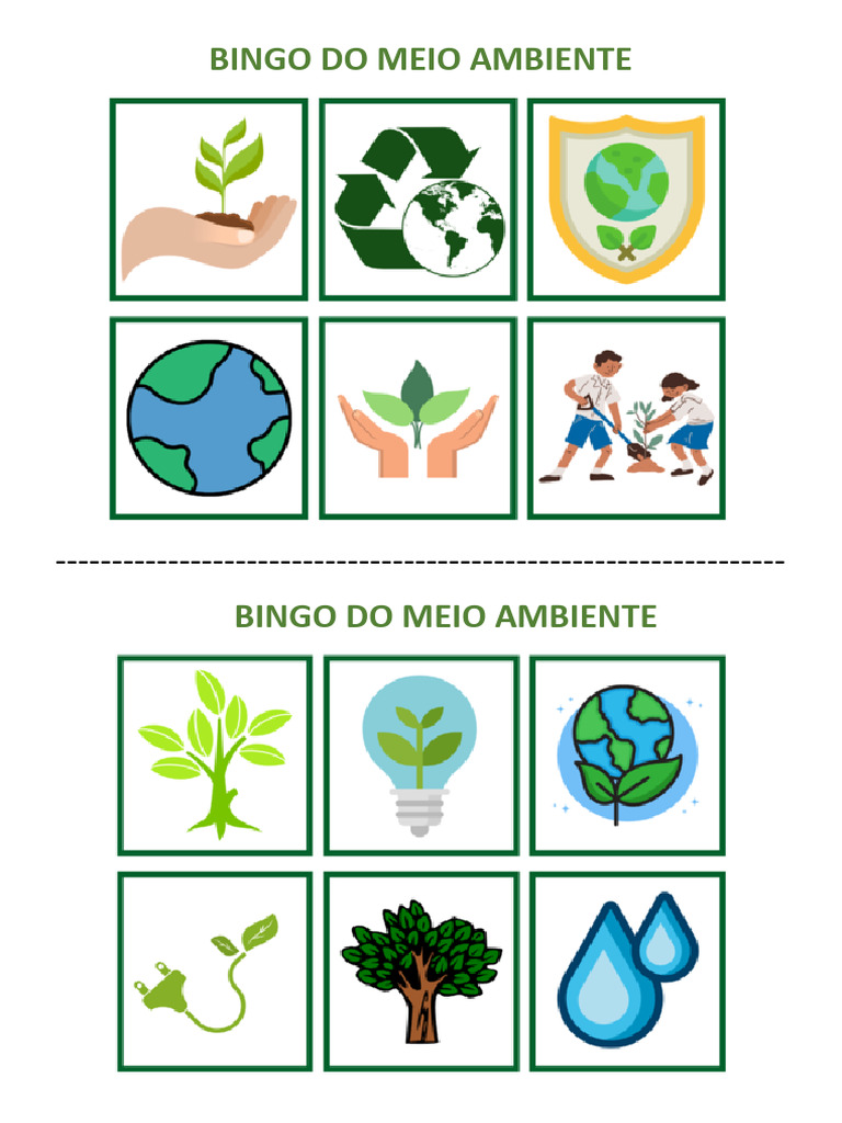 Bingo Do Meio Ambiente | PDF