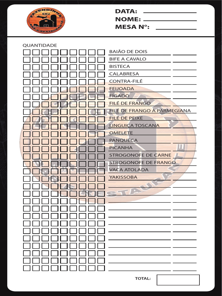 Comanda de Papel Impressa | PDF