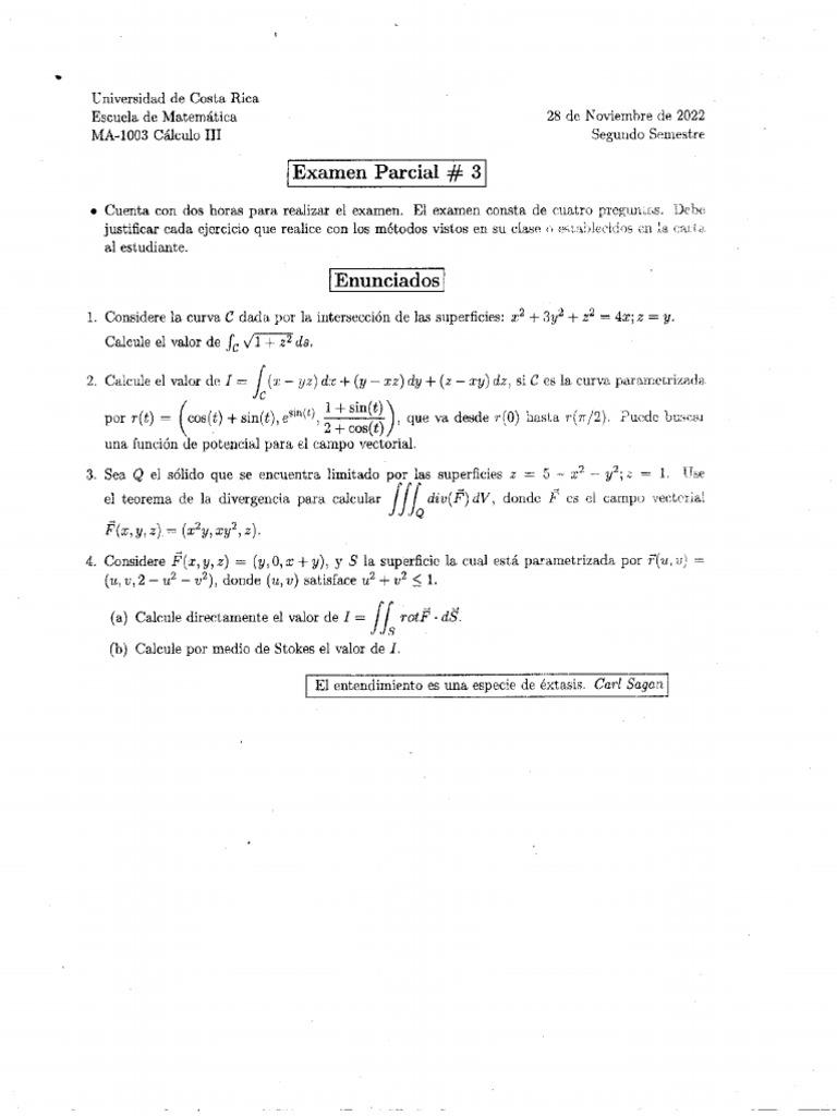 Soluciones III Parcial II Ciclo 2022 V2 | PDF