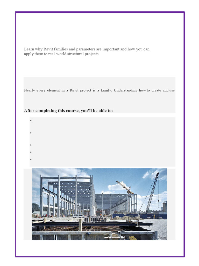 Families and Parameters for Structural Design | PDF