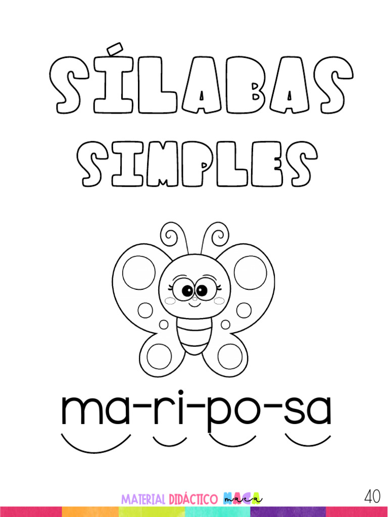 Método Silábico - Cuadernillo | PDF