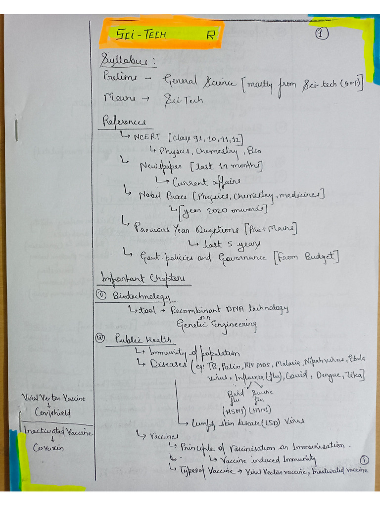 SCI and tech 1-16 rahul sir | PDF