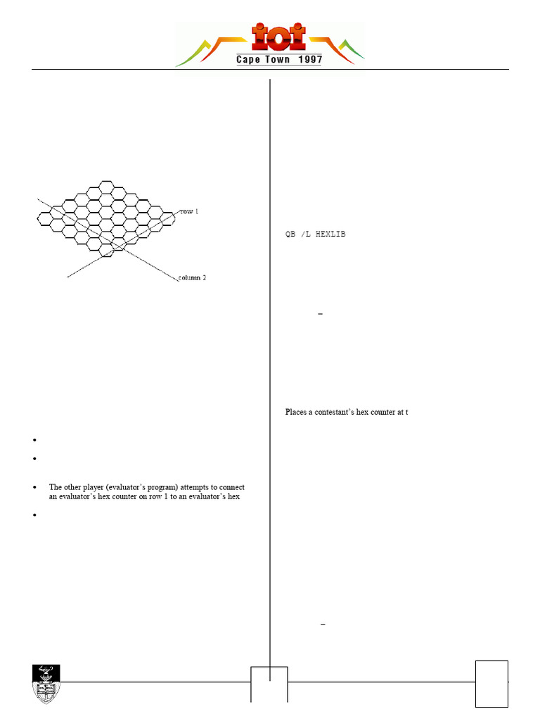 Hex Game Rules | PDF