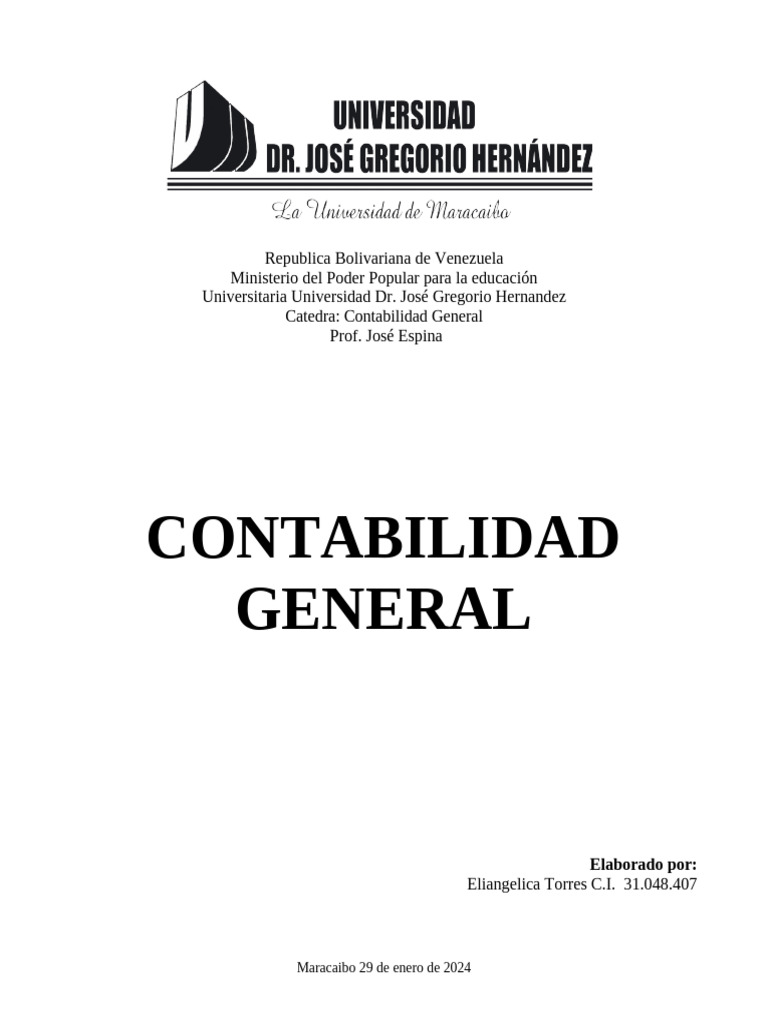Contabilidad General | PDF