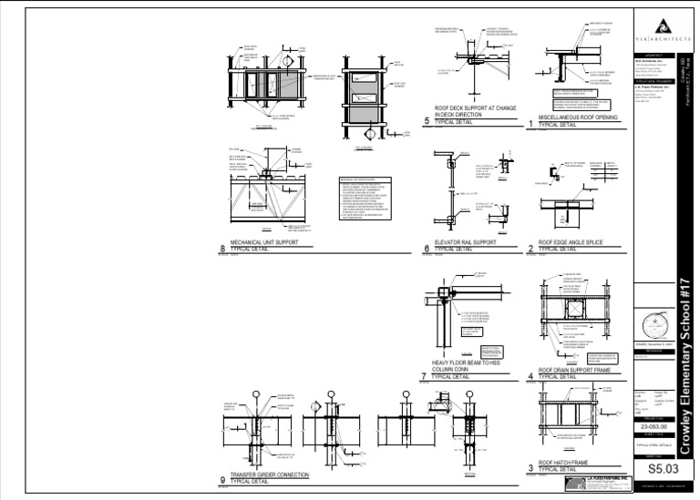 S5.03 Typical Steel Details | PDF