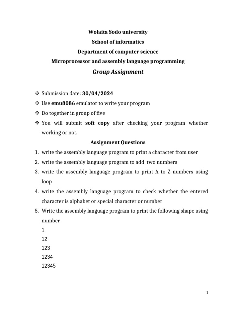 Malp Assignment | PDF