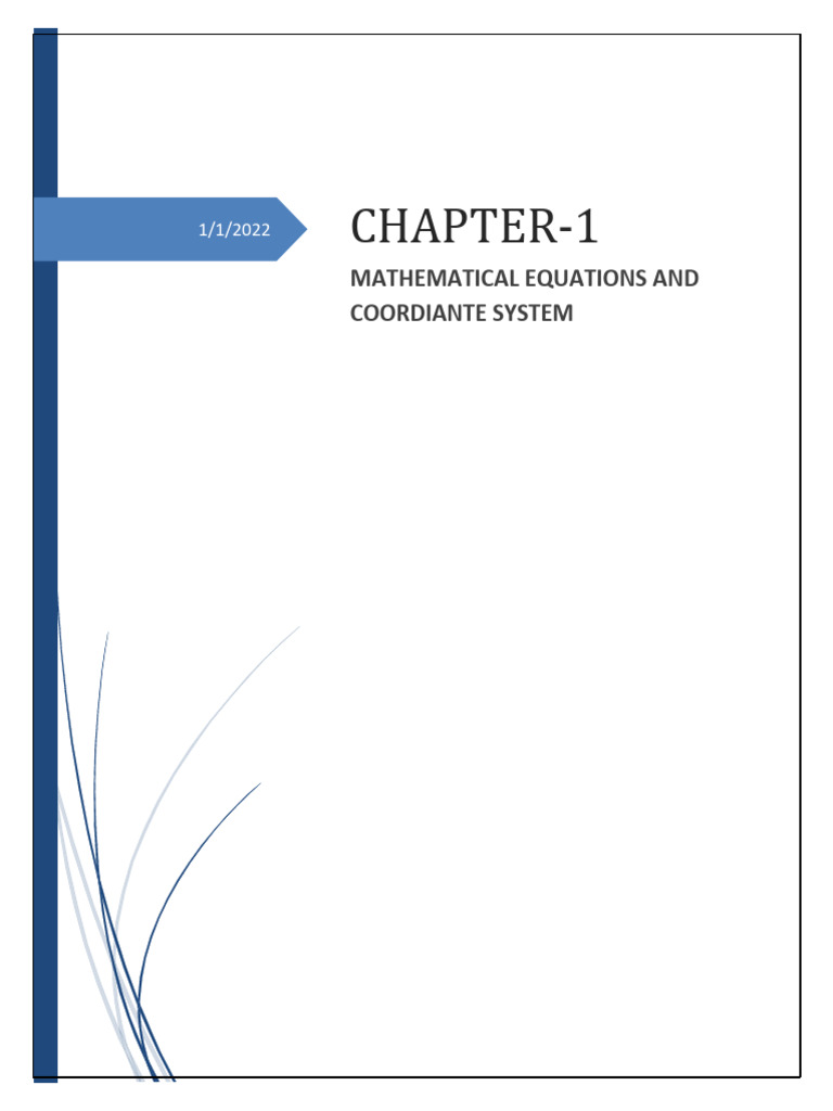 Chapter 1-1 | PDF