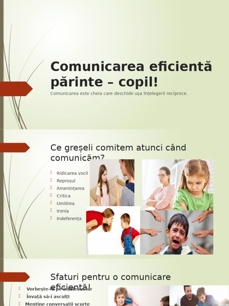 Comunicarea Eficientă | PDF