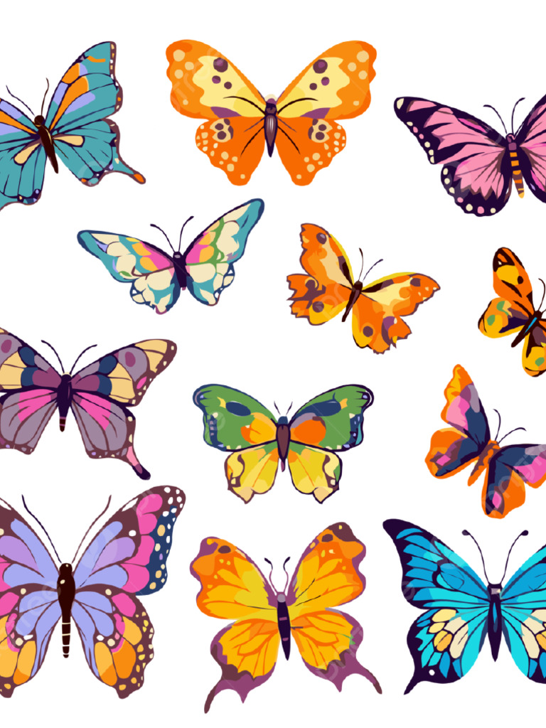 Mariposas para Imprimir | PDF