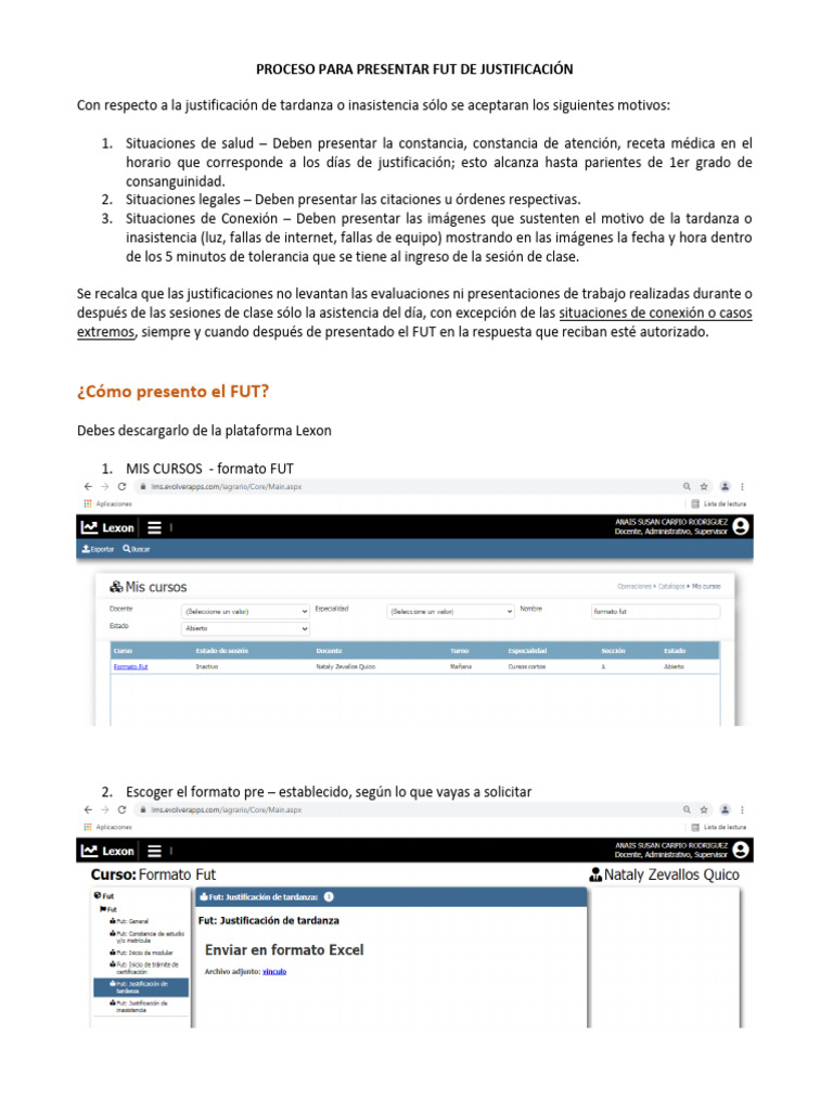 ¿Cómo Presentar Fut | PDF