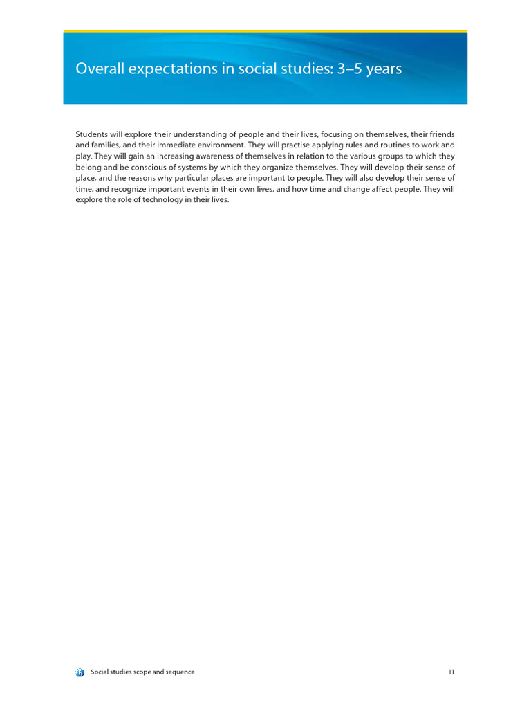 PYP Social Studies Strands | PDF