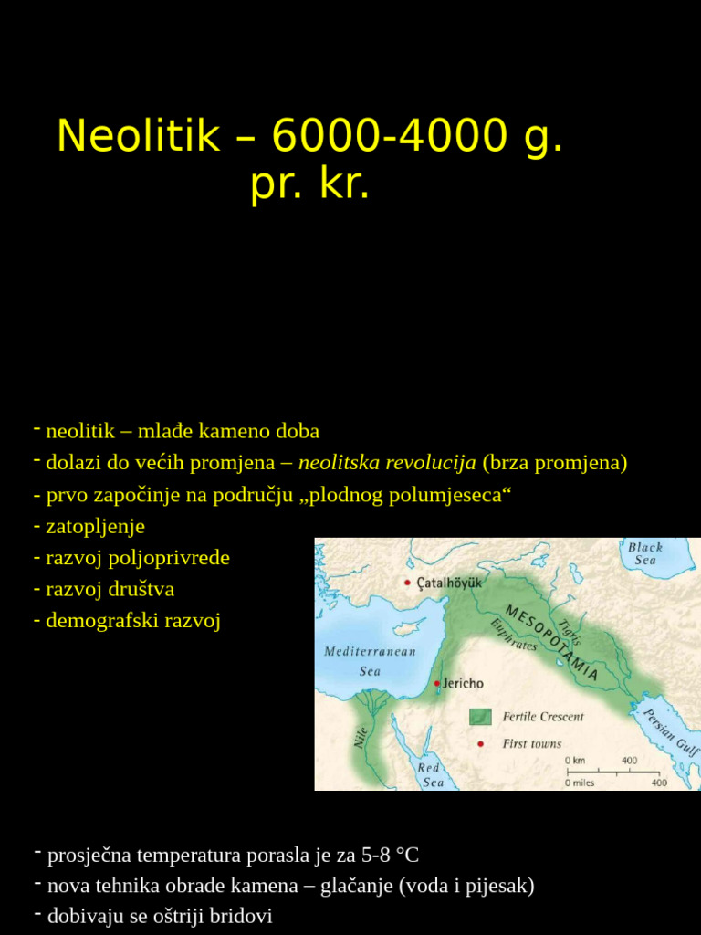 Neolitik - 6000-4000 Godina | PDF