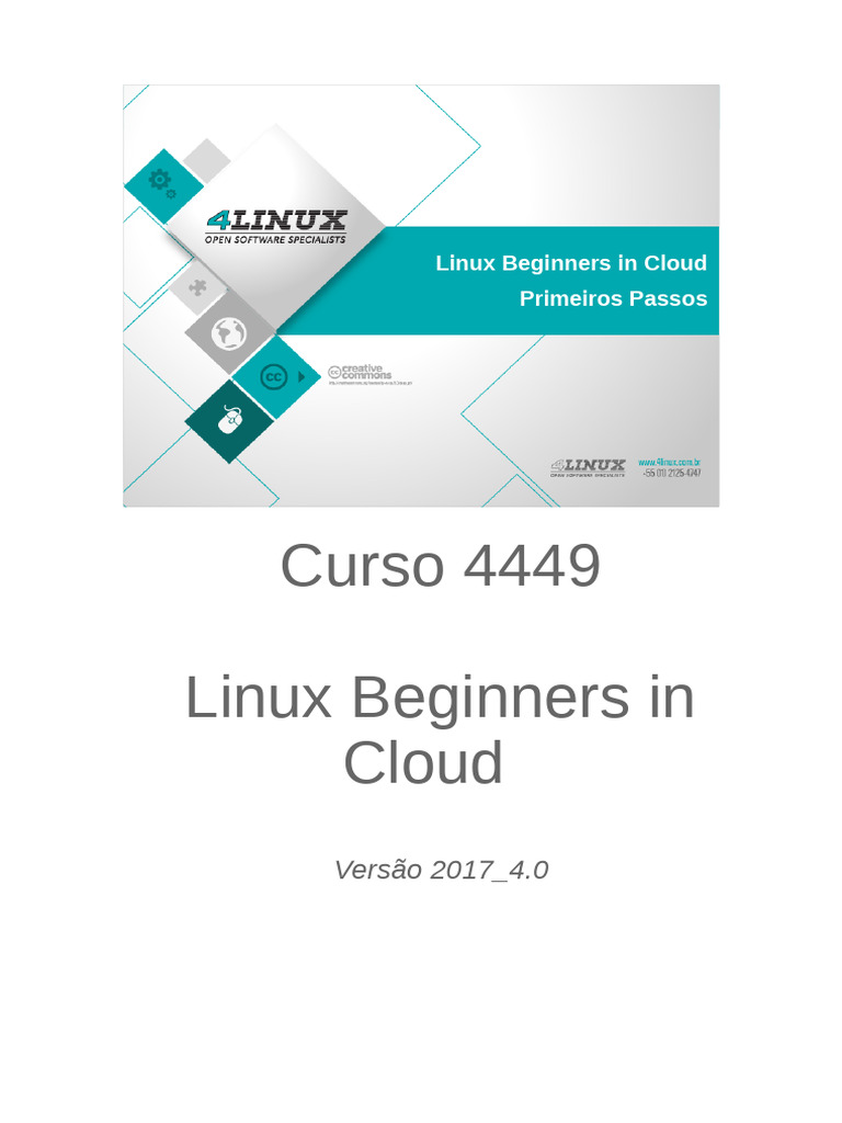 Linux Beginners in Cloud - Aula 03 - Primeiros Passos | PDF
