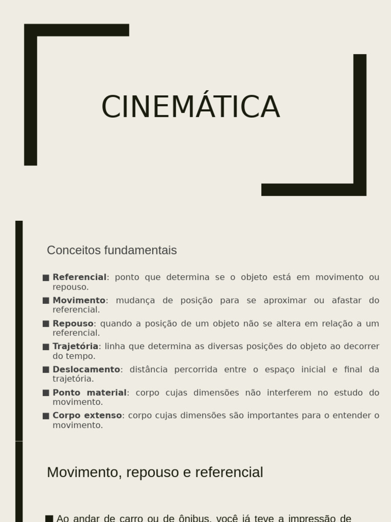 Cinemática | PDF