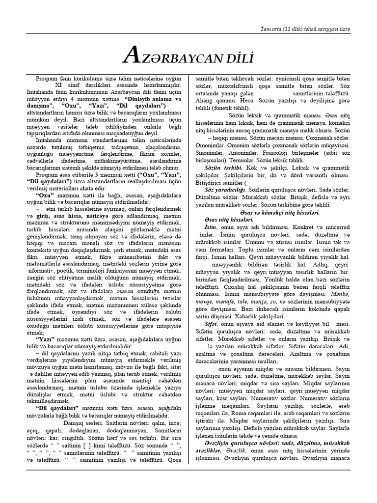 Az Dili 11 2025 Az 1727423584 | PDF