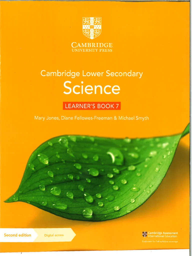 Cambridge Science Learners Book 7 | PDF