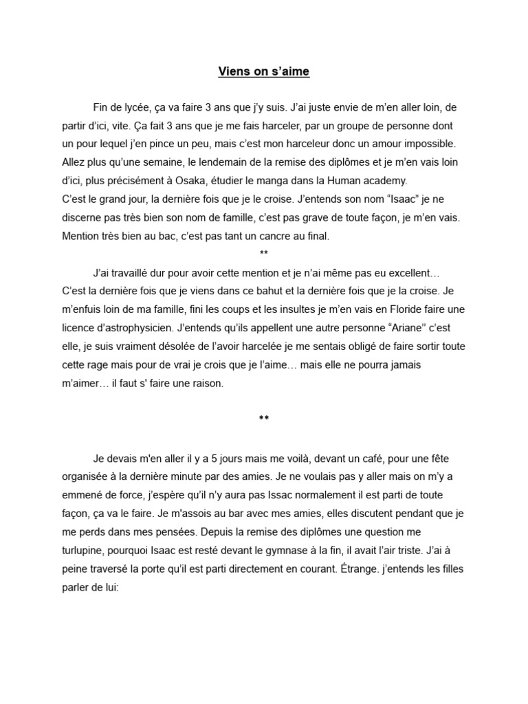 Viens On S'aime | PDF