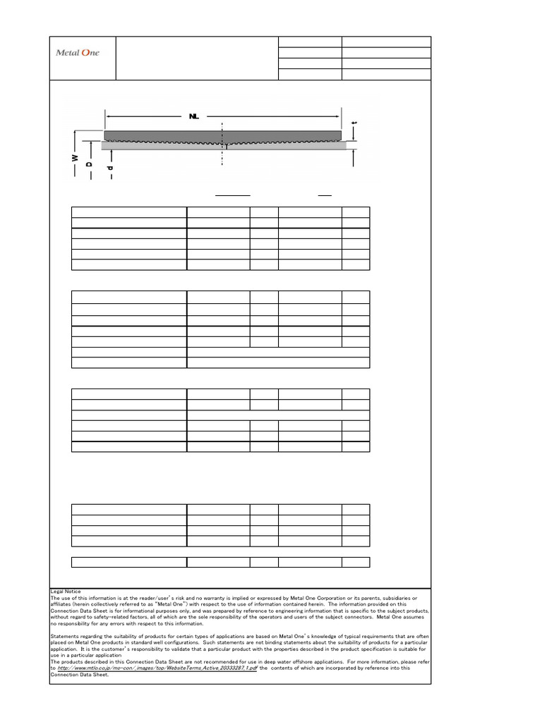 Geoconn: Connection Data Sheet | PDF