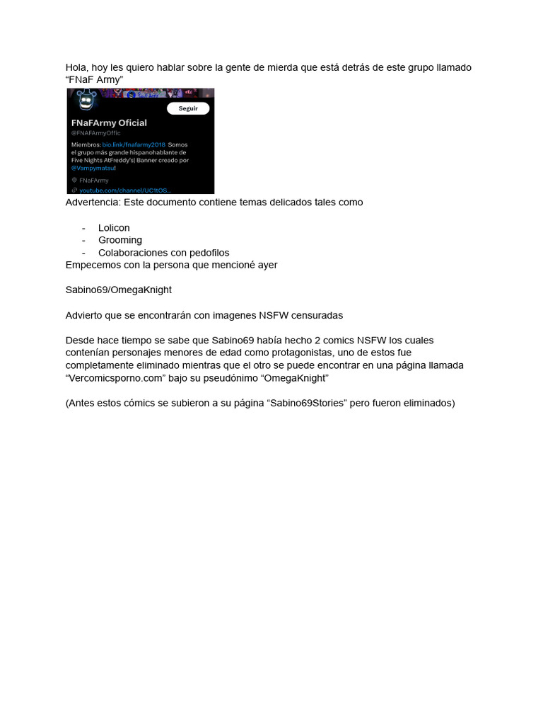 Fnaf Army Esp | PDF