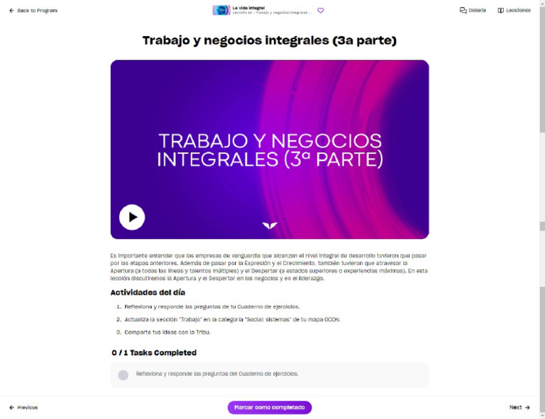 Lección 34 - Trabajo y negocios integrales (3a parte) | PDF