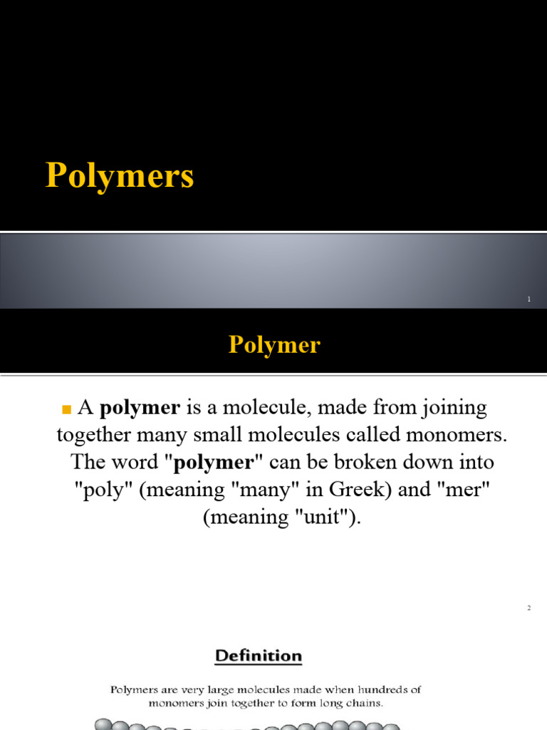 Polymers | PDF