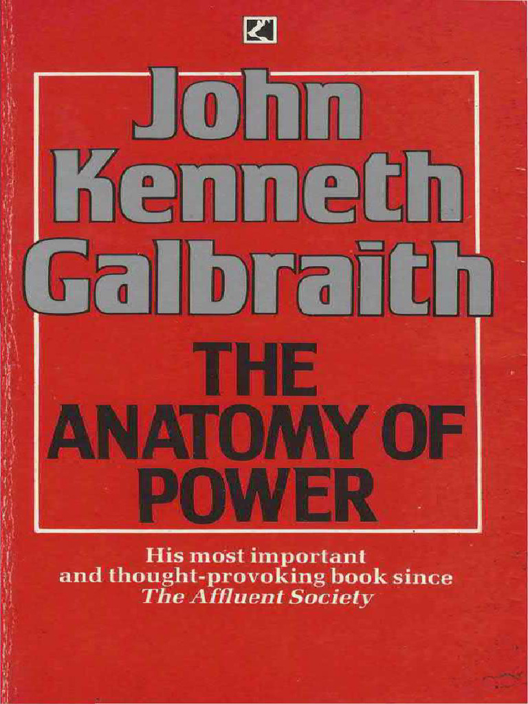 John Kenneth Galbraith - The Anatomy of Power-Corgi Books (1983 ...