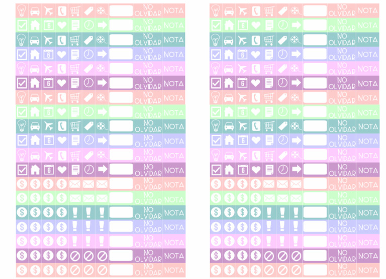 Stickers AGENDA | PDF