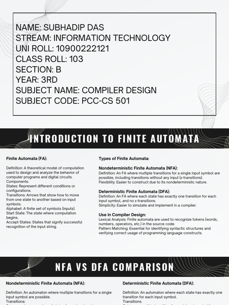 Finite Automata | PDF