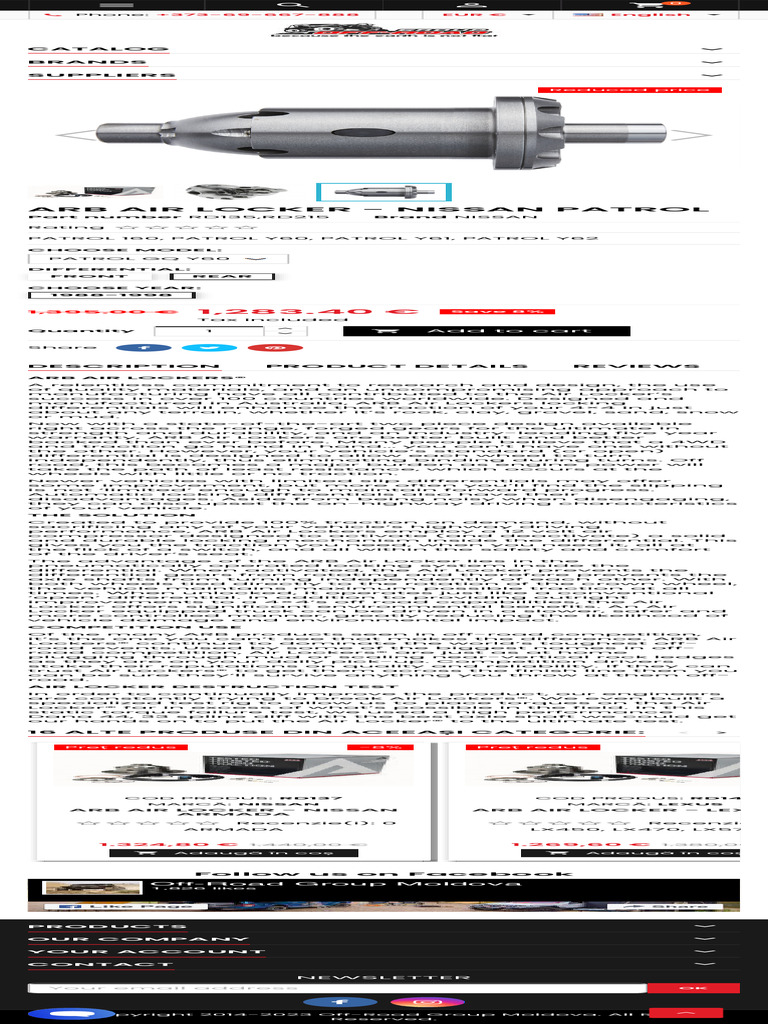 Arb Air Locker - Nissan Patrol | PDF