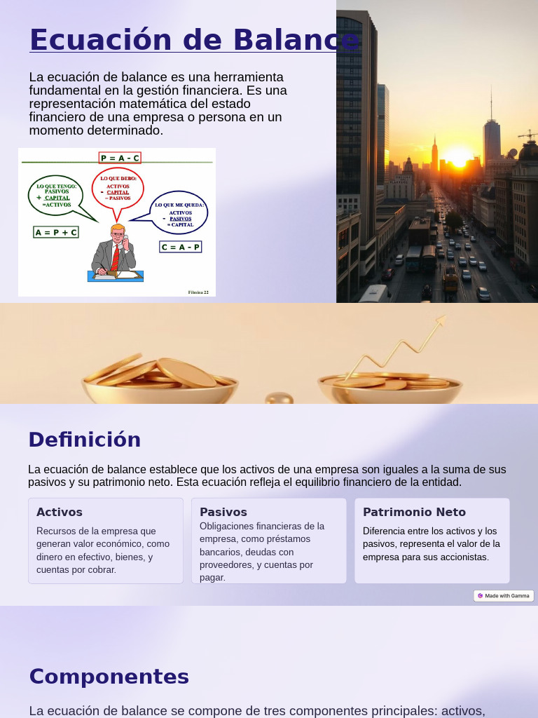 Ecuacion de Balance | PDF