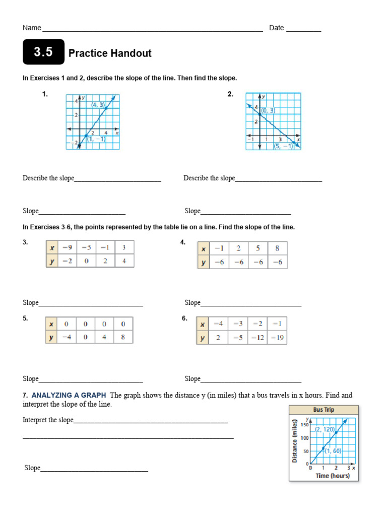3 5+practice+handout | PDF