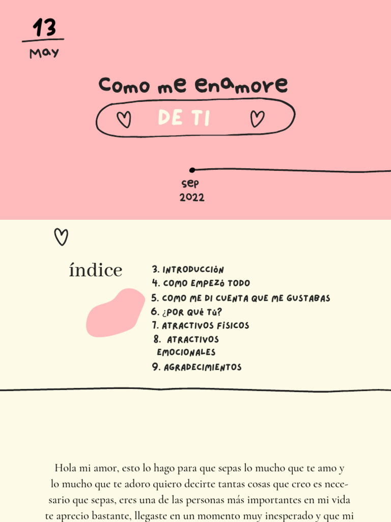 Como Me Enamore de Ti. ? | PDF