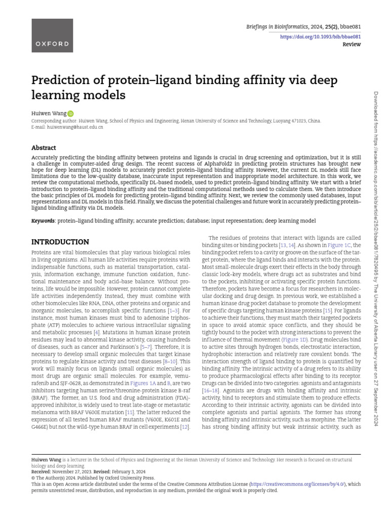 Review Deep Learning For PLI Prediction | PDF