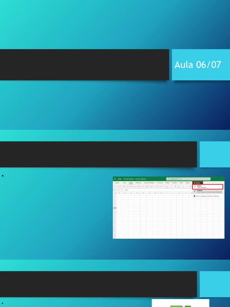 Planilhas Eletrônicas, Frequência e Planilhas Financeiras Aula 06 07 | PDF
