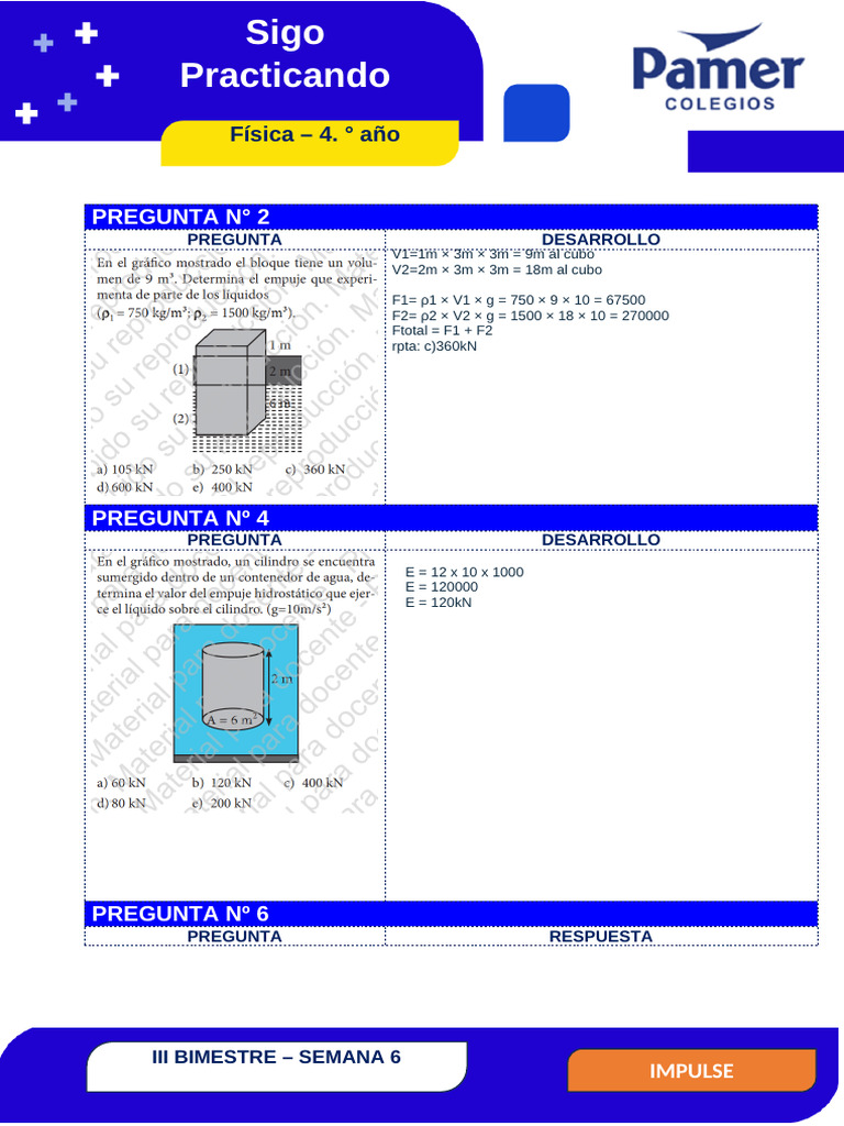 Sigo Practicando - Semana 6 | PDF
