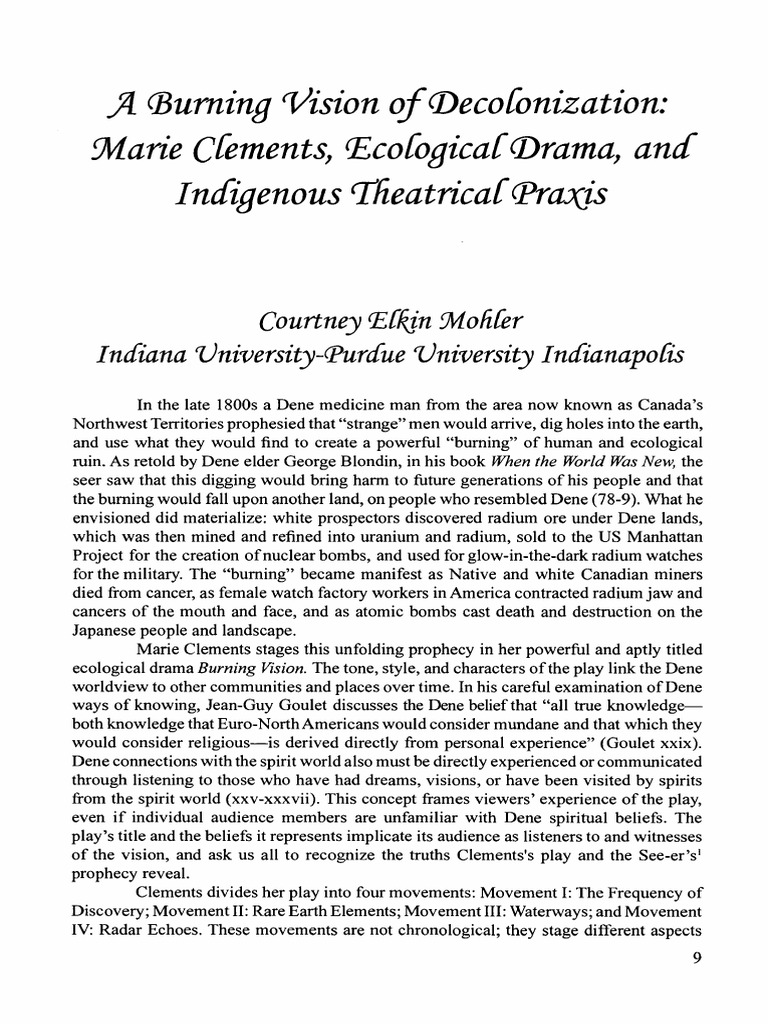 Mohler Burning Vision of Decolonization | PDF