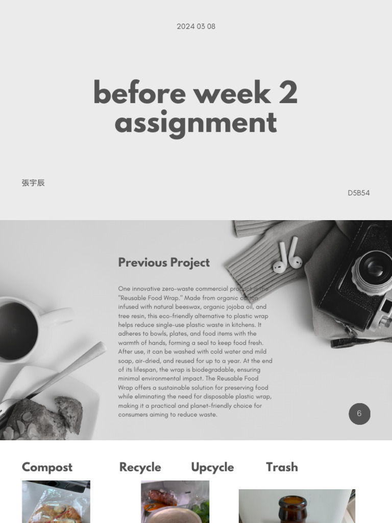 Before Week 2 Assignment | PDF