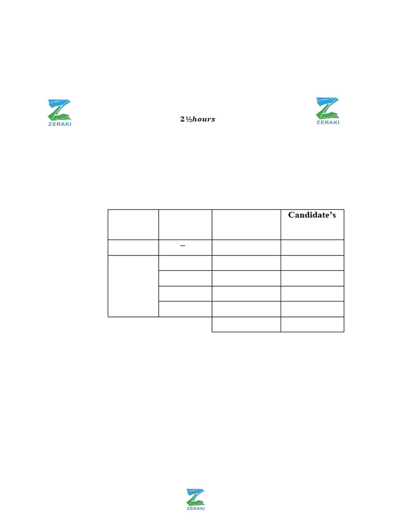 Computer Studies - Computer Studies Form 3 Paper 1 - Zeraki Achievers 1 ...