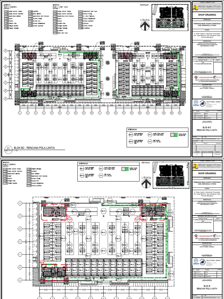 SD - PPB - Arbc.111 Final (Rencana Pola Lantai) | PDF