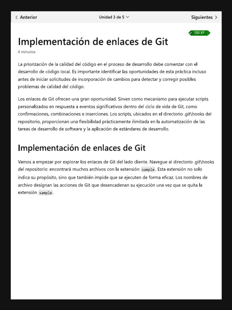 Implementación de Enlaces de Git | PDF
